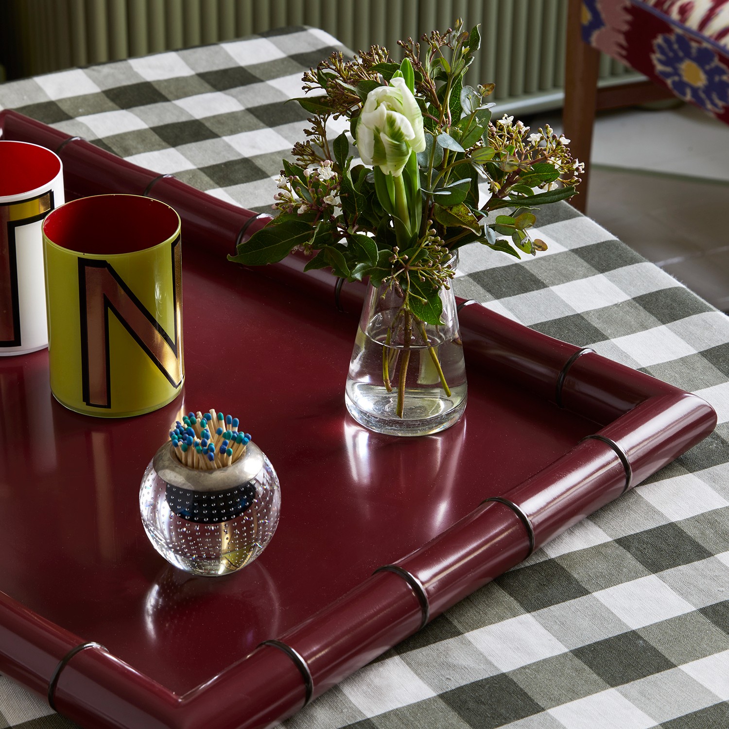 Salvesen Graham | Cane Tray Large Pumpkin | Trays