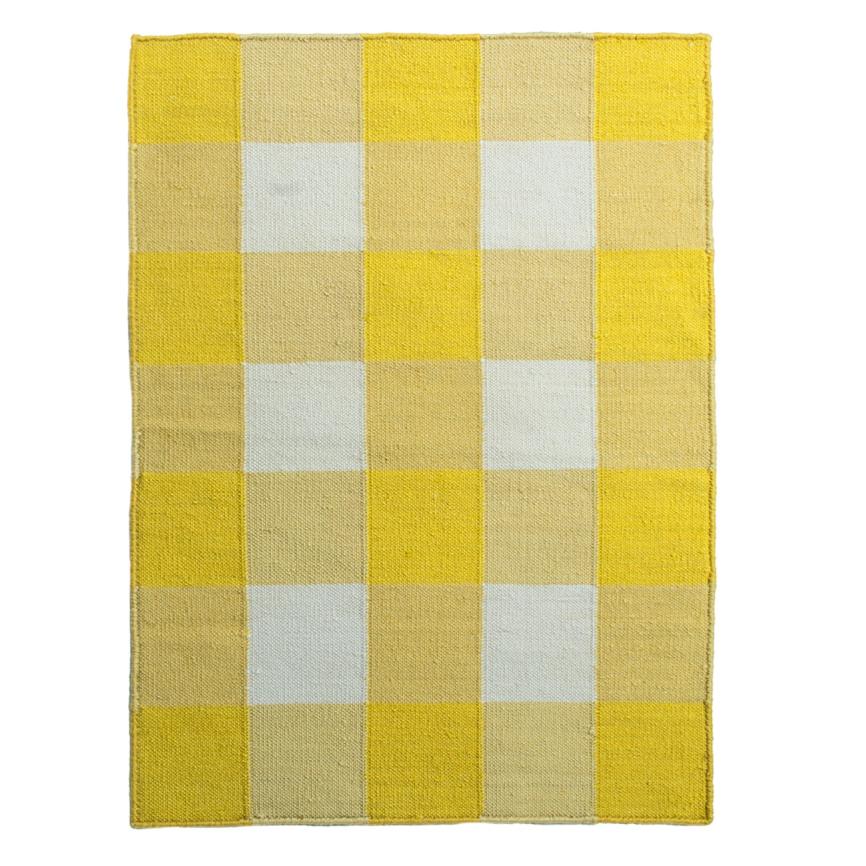 Salvesen Graham | Check Mat Mustard | Check Rugs